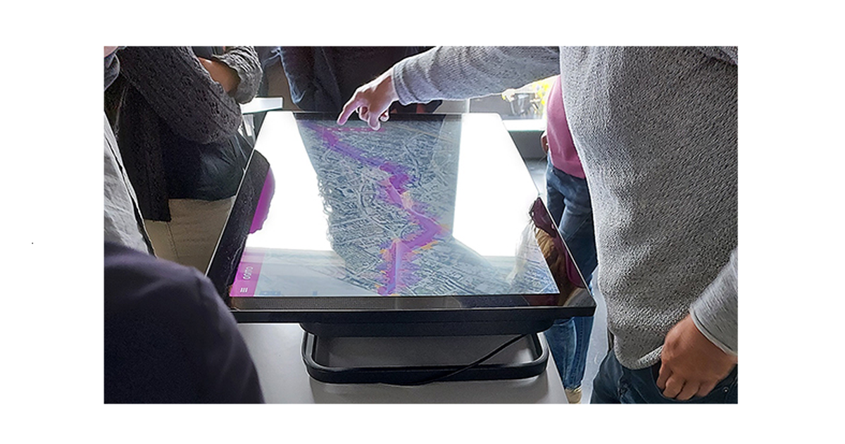 Making maptables more usable for collaborative planning - Geoversity™